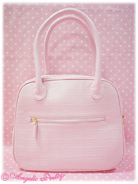 Royal Chocolate Plated Boston Bag by Angelic Pretty