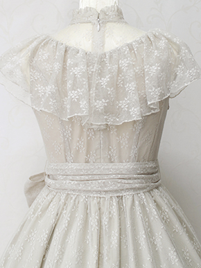 Elegant Lacey Frill Long OP by Victorian Maiden