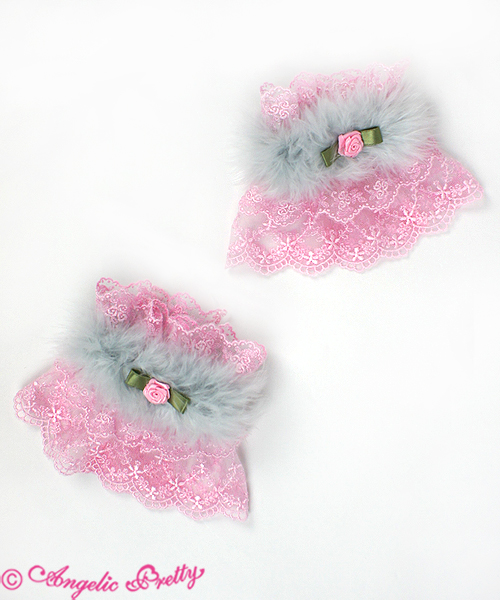 Lovely Rose Cuffs by Angelic Pretty