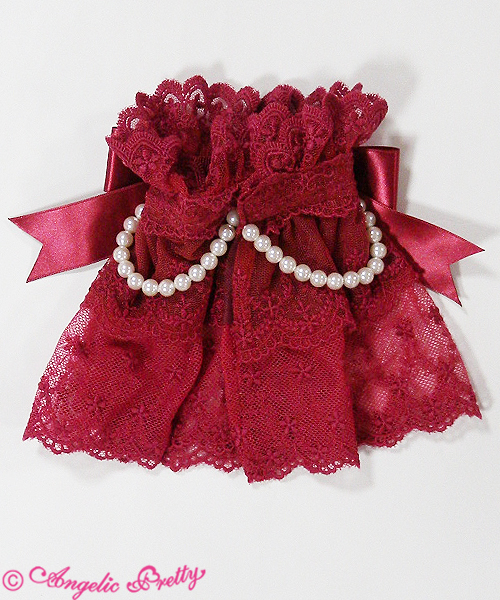 Elegant Pearl Lace Cuffs by Angelic Pretty