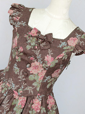 Noble Jacquard Frill OP by Victorian Maiden