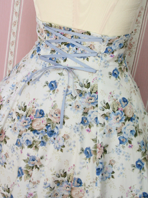 Rococo Bouquet Long Skirt by Victorian Maiden