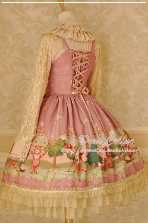 Dear Celine Forest Fairy Print JSK by TaoBao