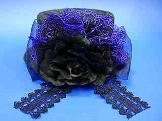 Rose Cross Original Lace Mini Hat by Moi-même-Moitié