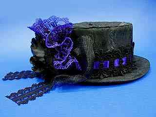 Rose Cross Original Lace Mini Hat by Moi-même-Moitié